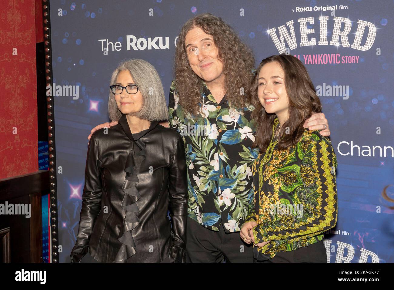 NEW YORK, NEW YORK - NOVEMBER 01: (L-R) Suzanne Yankovic, Weird Al ...