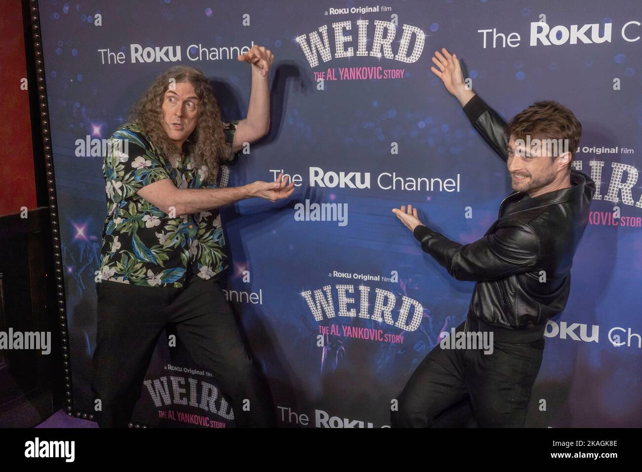 NEW YORK, NEW YORK - NOVEMBER 01: (L-R) Weird Al Yankovic and Daniel ...