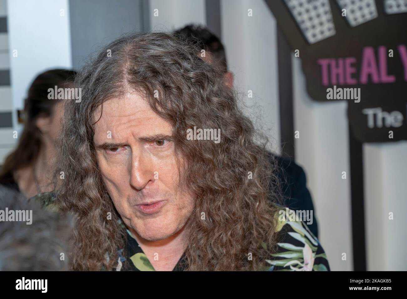 NEW YORK, NEW YORK - NOVEMBER 01: Weird Al Yankovic attends the "Weird ...
