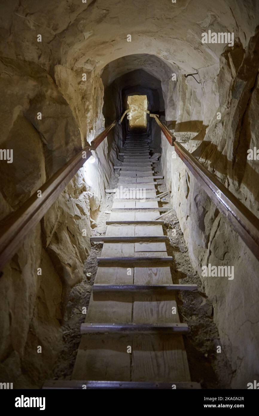 Inside the 4th Dynasty Pyramid of Meidum Stock Photo - Alamy