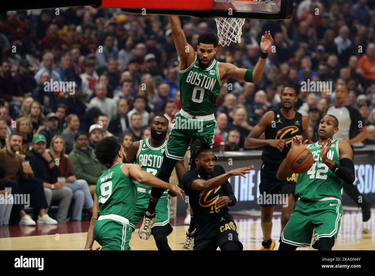 Jayson tatum jaylen brown hi-res stock photography and images - Alamy