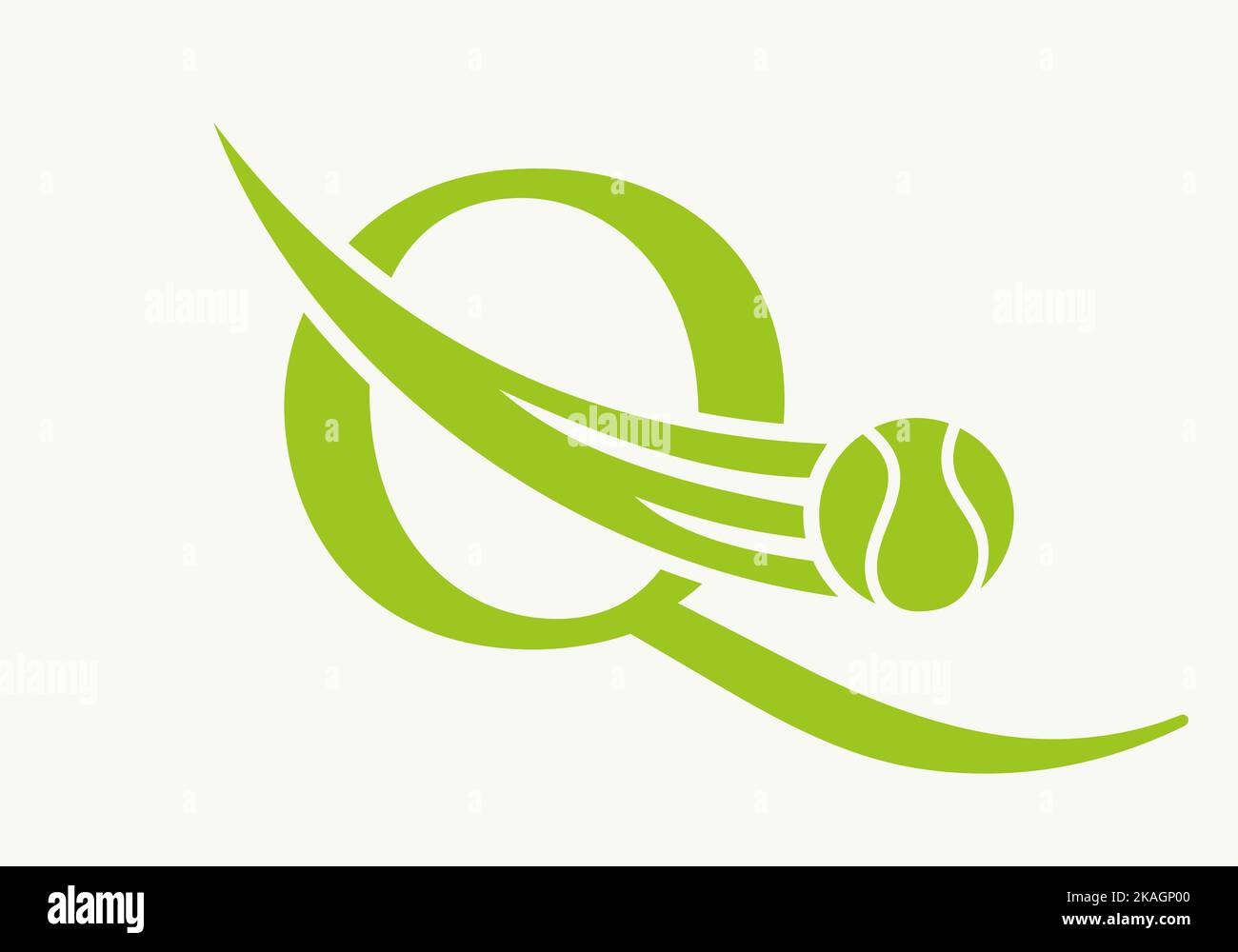 Letter Q Tennis Logo Design Template. Tennis Sport Academy Sign, Club ...