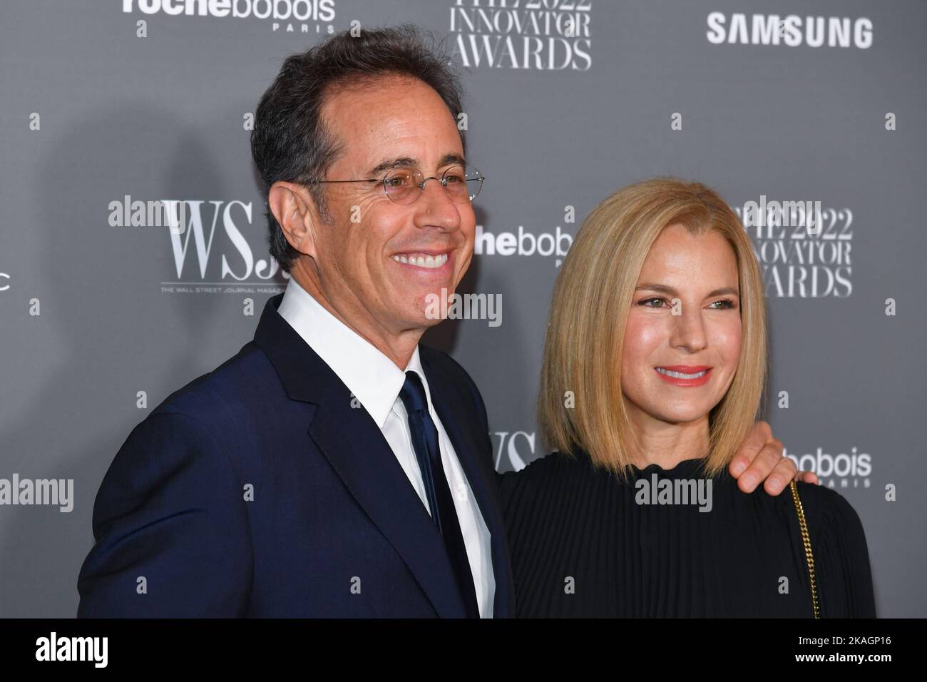 Jerry Seinfeld and Jessica Seinfeld attend the WSJ. Magazine 2022 ...