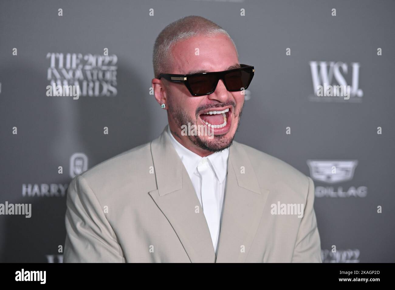 J Balvin attends the WSJ. Magazine 2022 Innovator Awards at Museum of ...