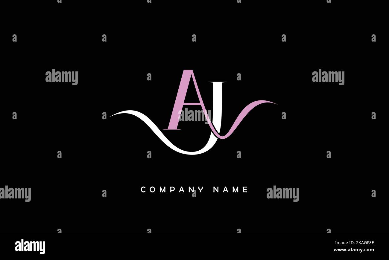 AJ, JA Abstract Letters Logo Monogram Stock Vector Image & Art - Alamy