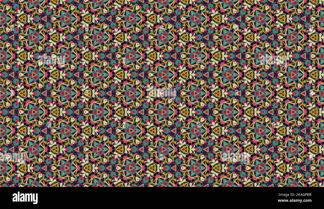 Seamless repeating pattern illustration, useful for fabric, wallpaper ...