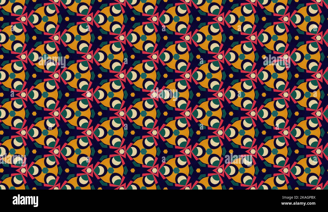 Seamless repeating pattern illustration, useful for fabric, wallpaper ...