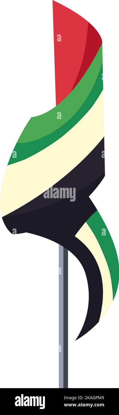 flat UAE ensign design Stock Vector Image & Art - Alamy