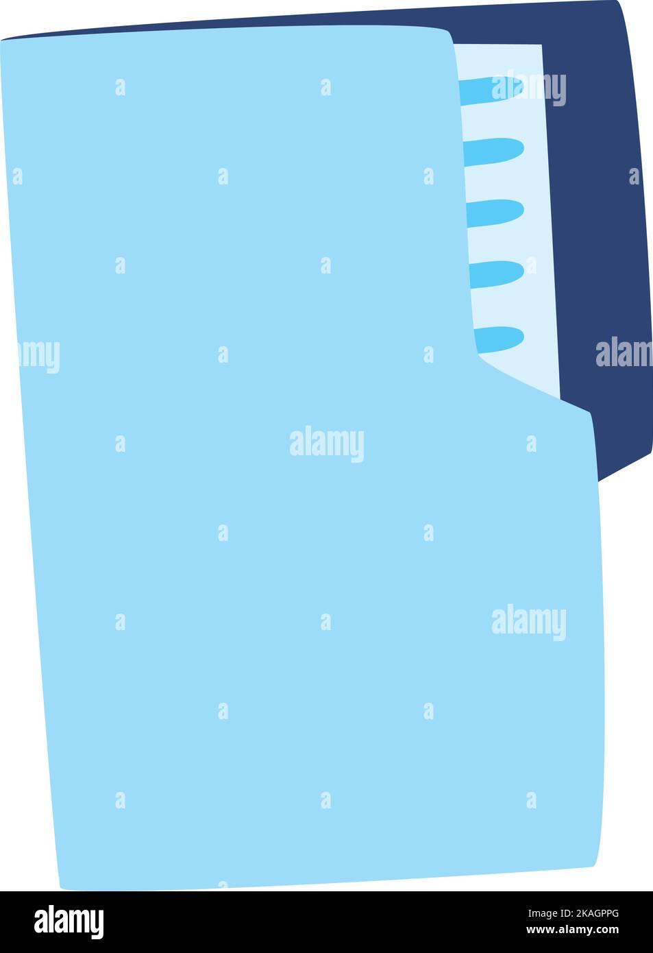 flat blue folder Stock Vector Image & Art - Alamy