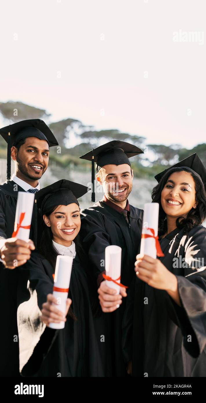 This accomplishment has been a long time coming. Portrait of a group of ...