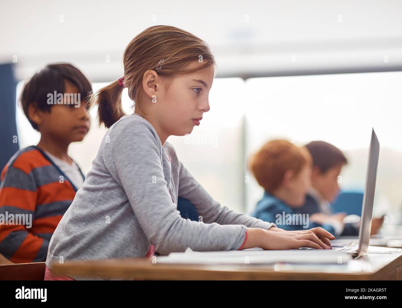 Bringing technological resources into the classroom. elementary school ...