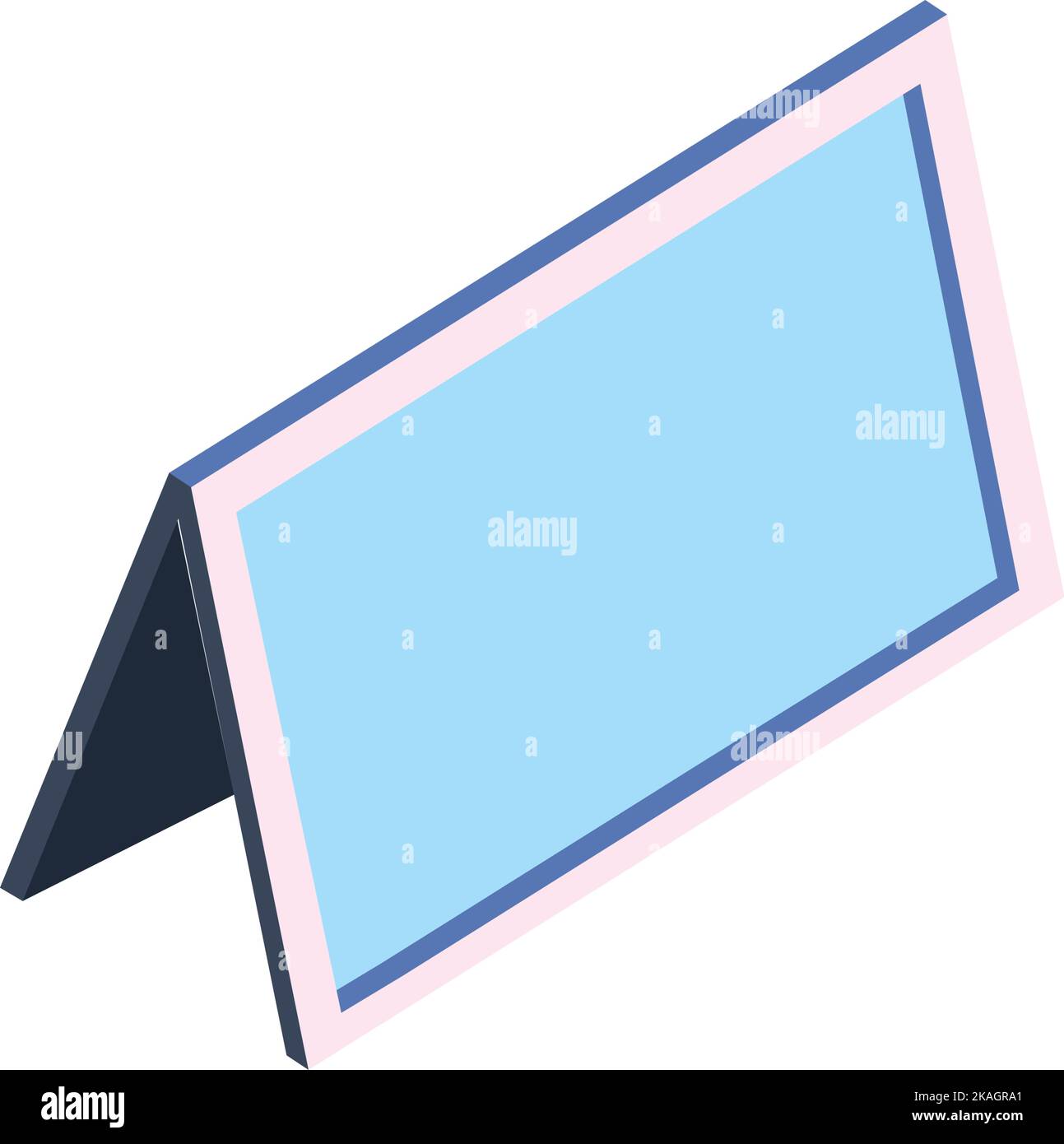 flat tablet illustration Stock Vector Image & Art - Alamy