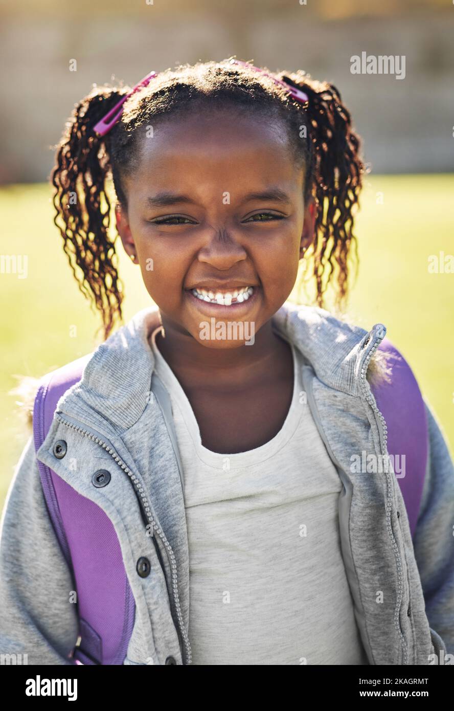 Her Smile Can Brighten Up Any Day Portrait Of An Elementary School