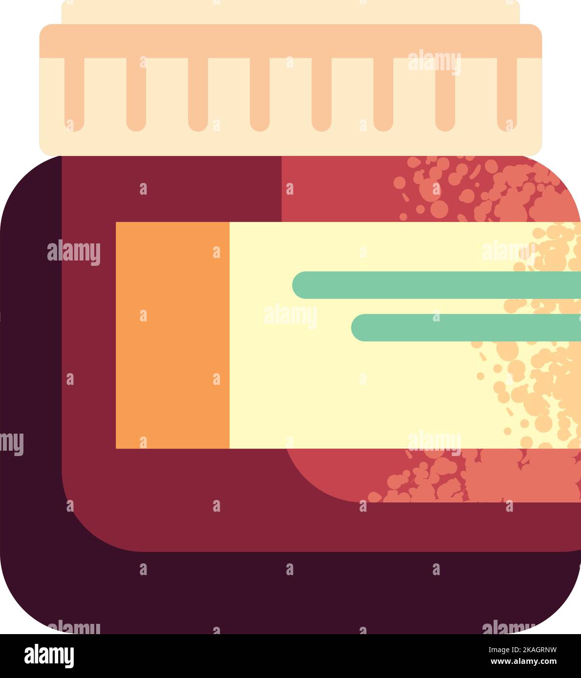 flat ointment bottle design Stock Vector Image & Art - Alamy