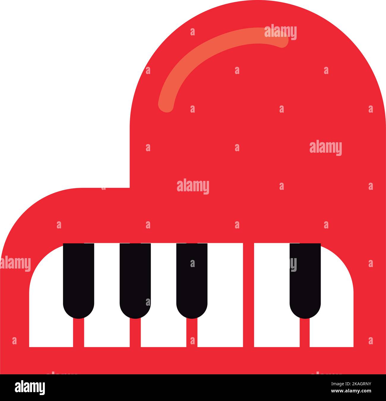 flat piano design Stock Vector Image & Art - Alamy