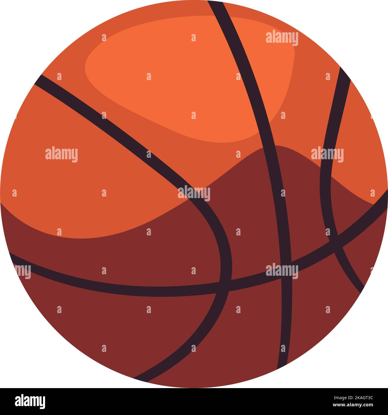 flat basketball ball Stock Vector Image & Art - Alamy