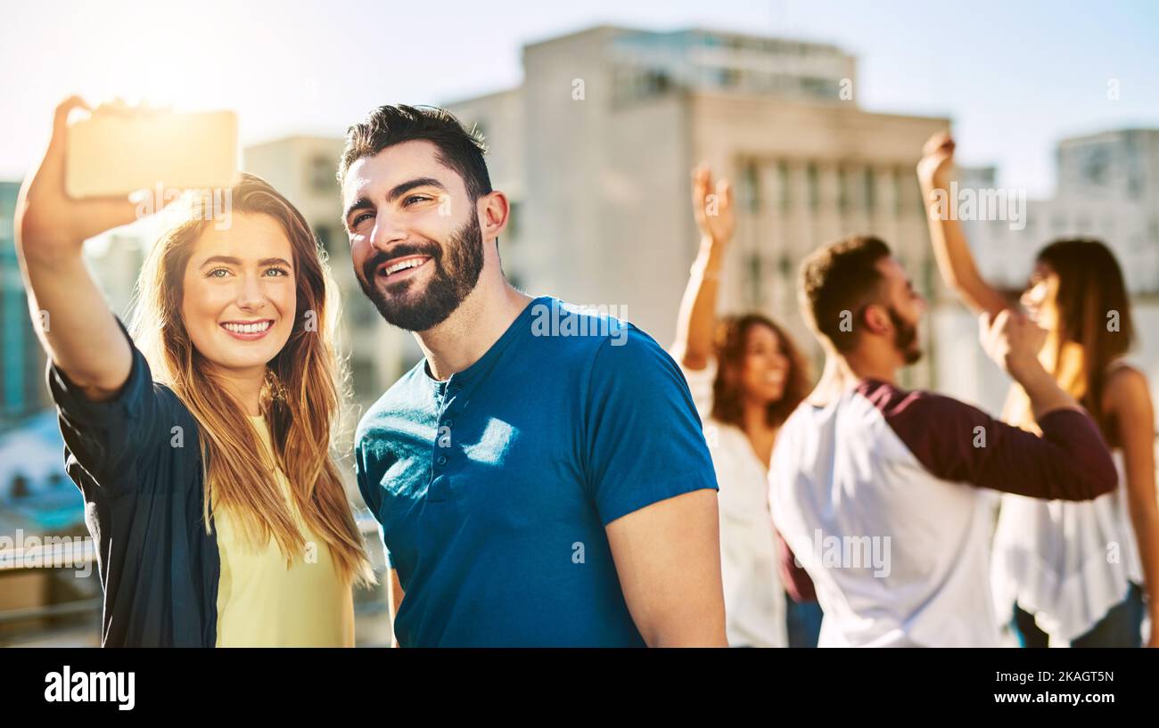 Trendy young man taking selfie hi-res stock photography and images - Alamy