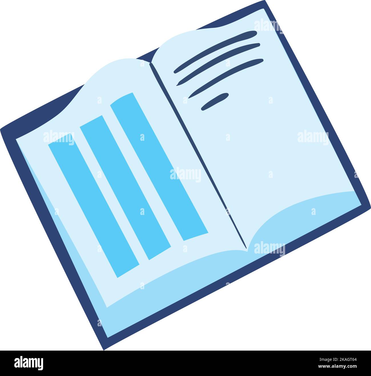 flat blue book Stock Vector Image & Art - Alamy