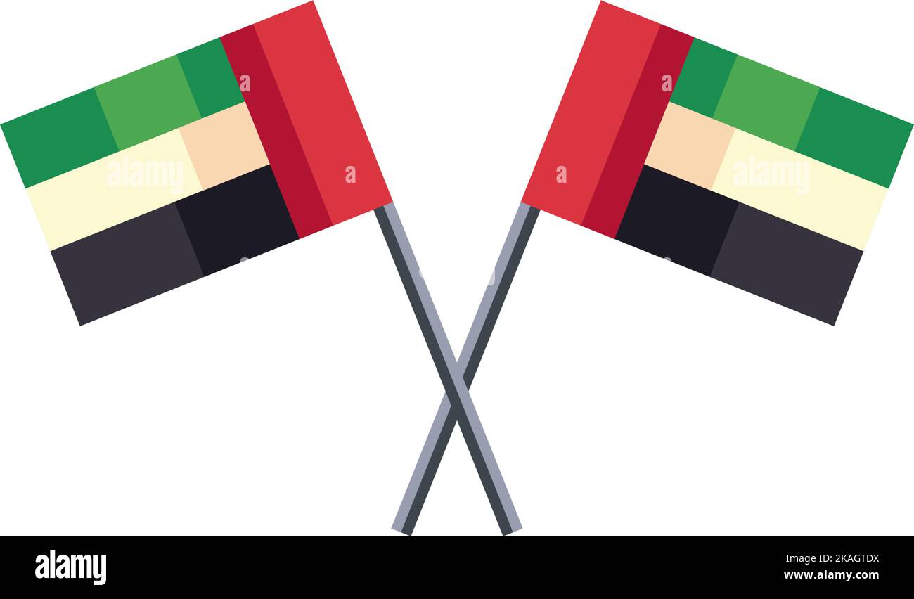 flat UAE flags Stock Vector Image & Art - Alamy
