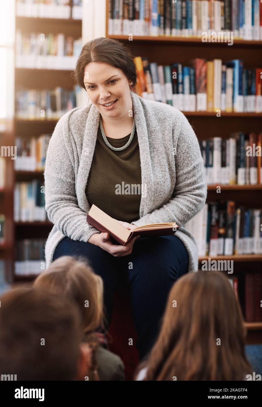 She loves answering any questions about the story. an elementary school ...