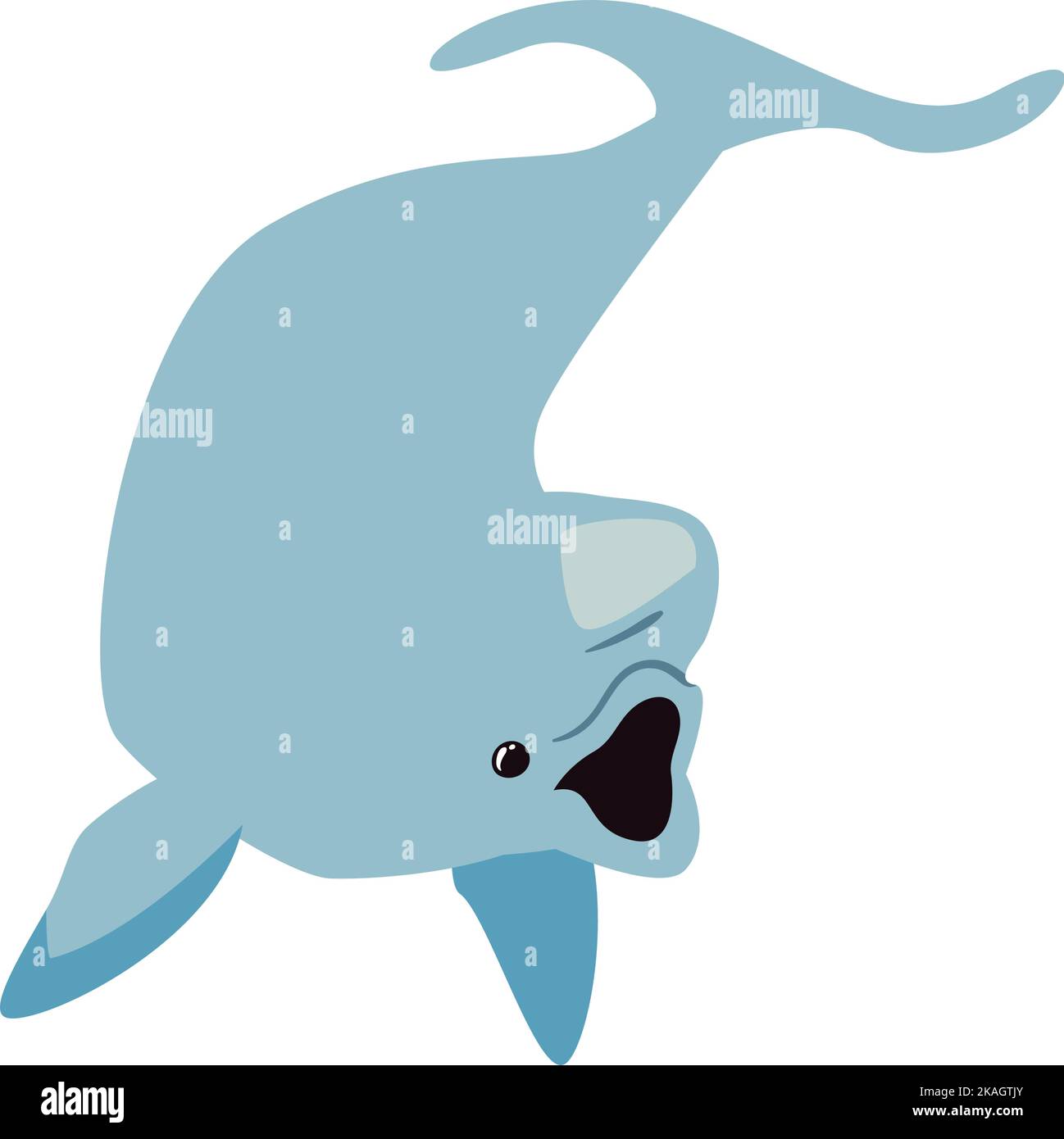flat cute beluga design Stock Vector Image & Art - Alamy