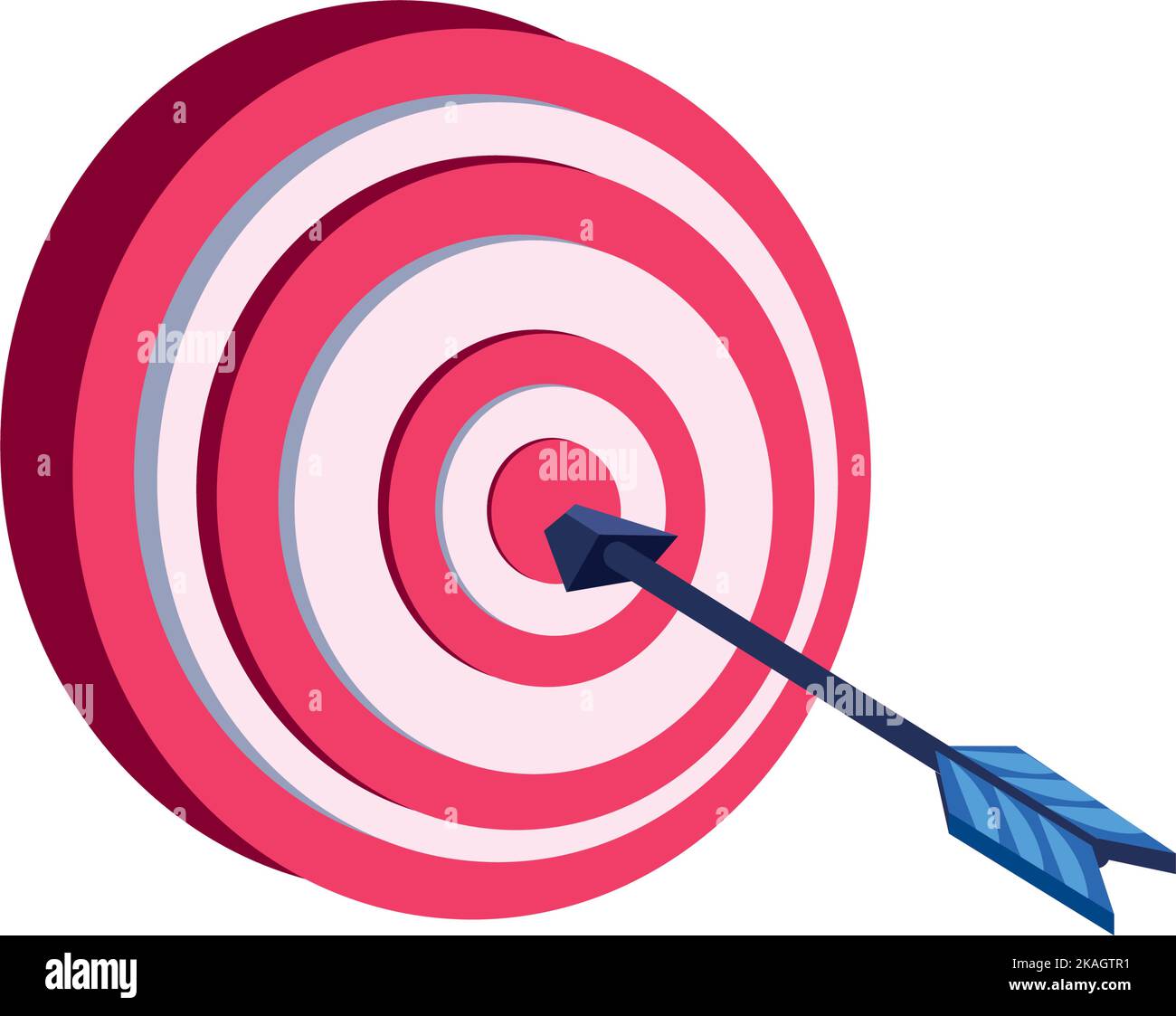 flat target illustration Stock Vector Image & Art - Alamy