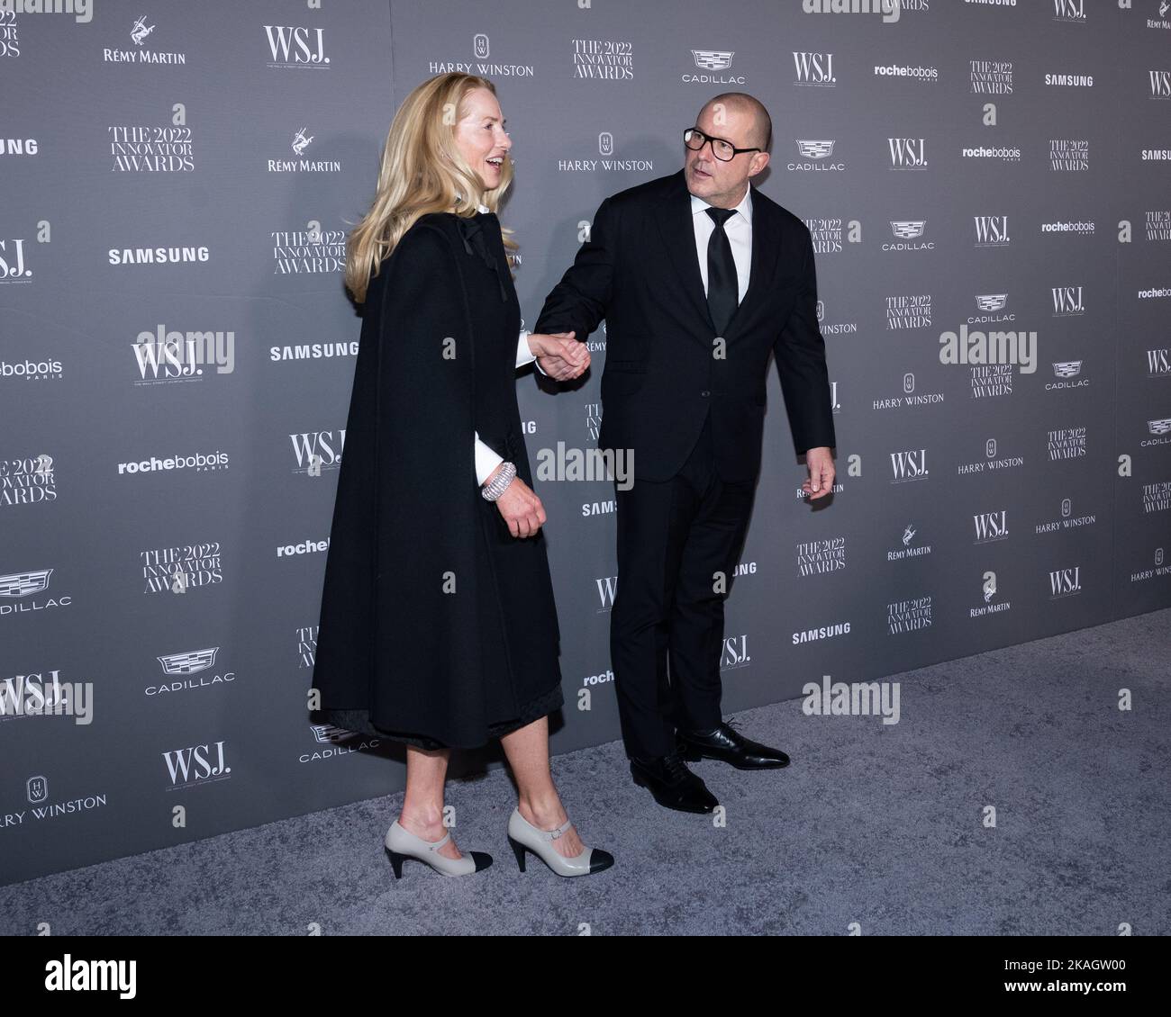 New York, United Stated. 02nd Nov, 2022. Laurene Powell Jobs and Jony ...