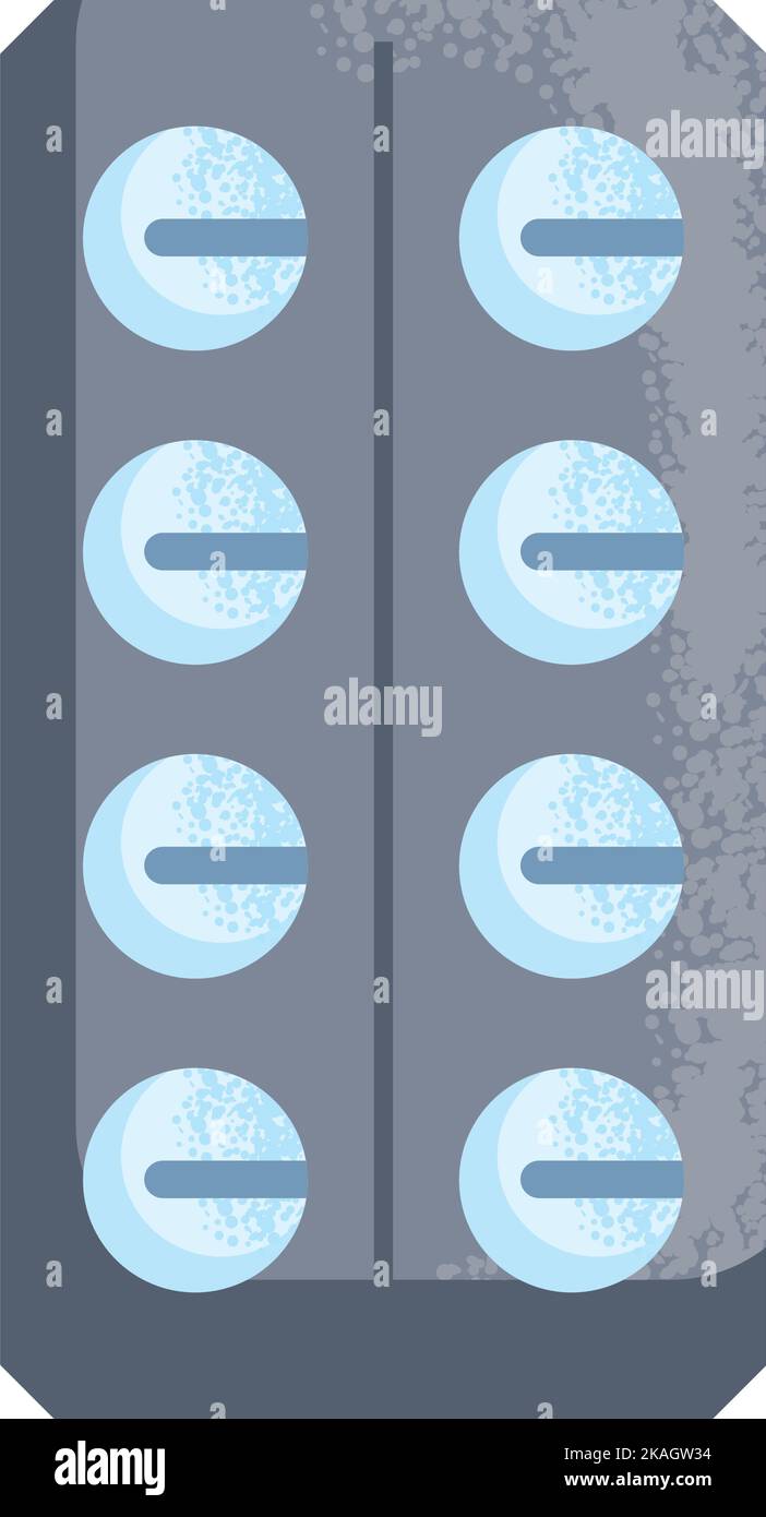 flat pill pack design Stock Vector Image & Art - Alamy