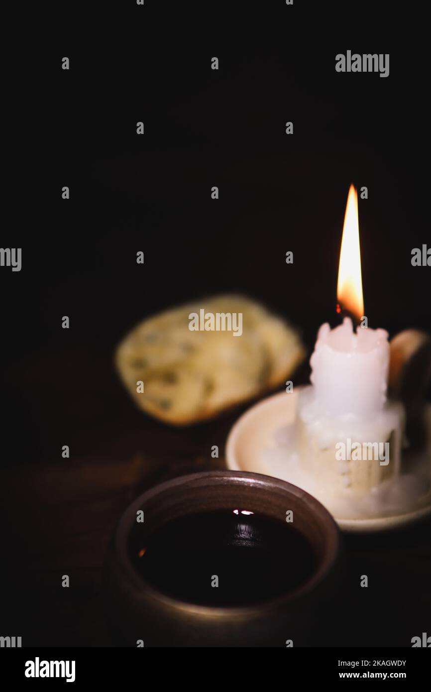 Holy Communion symbolizing the blood and flesh of Jesus Christ Last ...