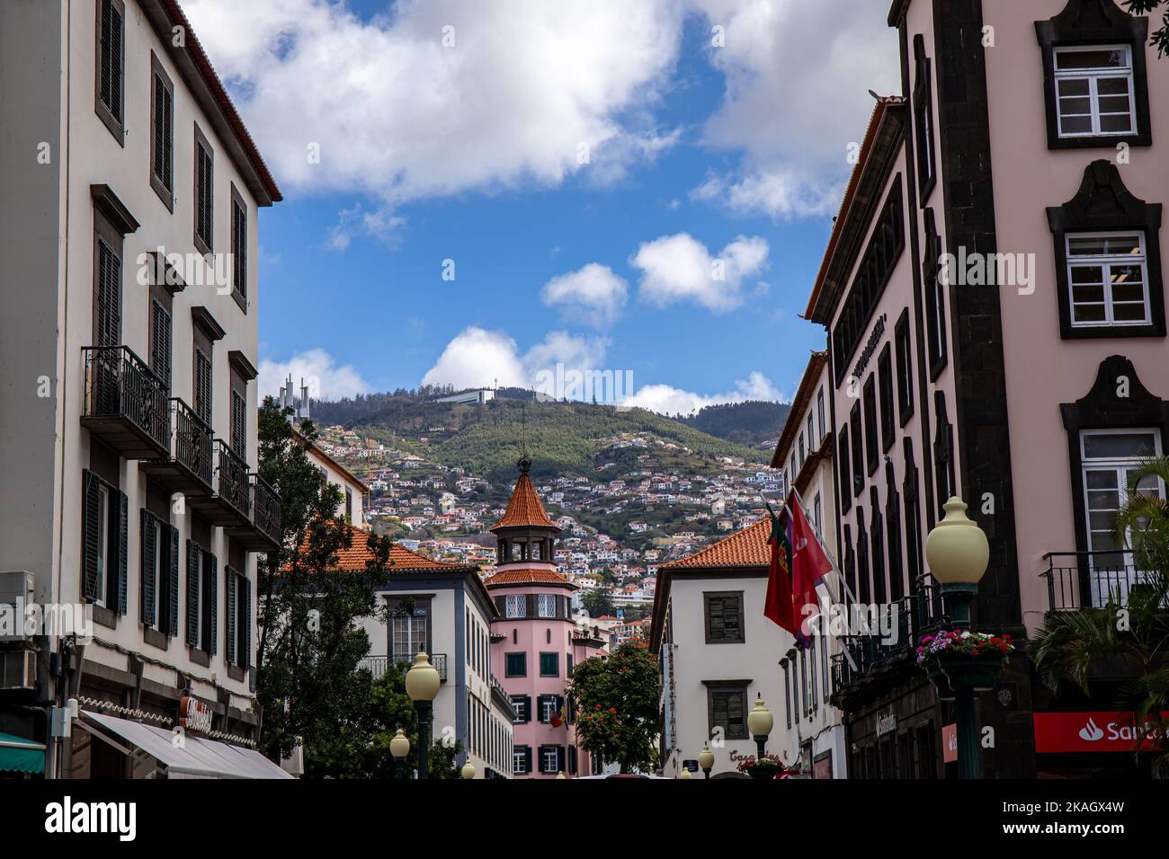 Funchal capital city on Madeira island Stock Photo - Alamy