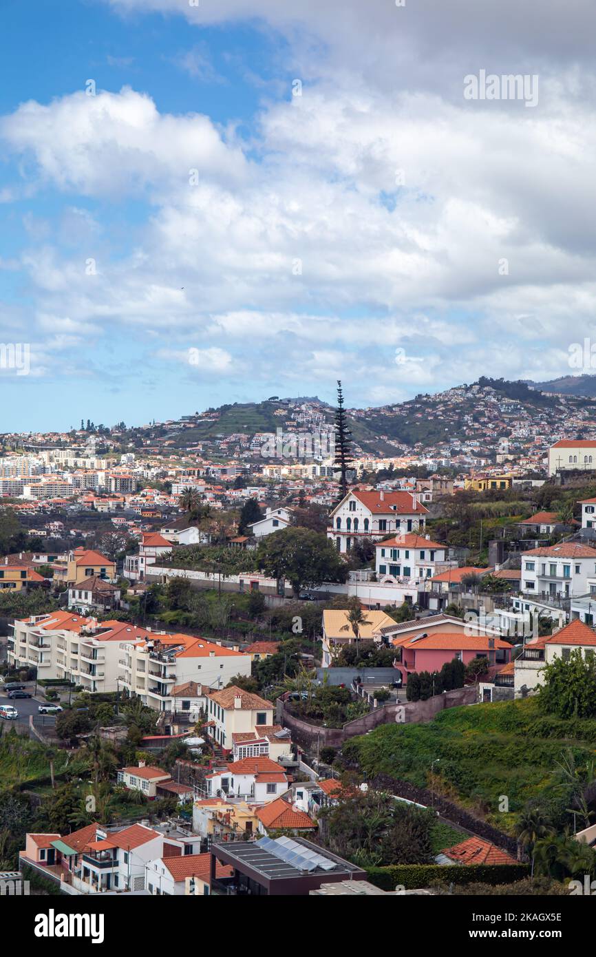 Funchal capital city on Madeira island Stock Photo - Alamy