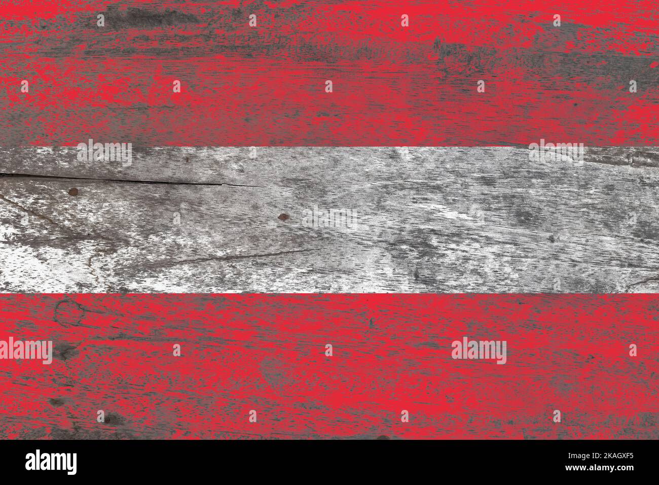 Austria flag painted on a damaged old wooden background Stock Photo - Alamy