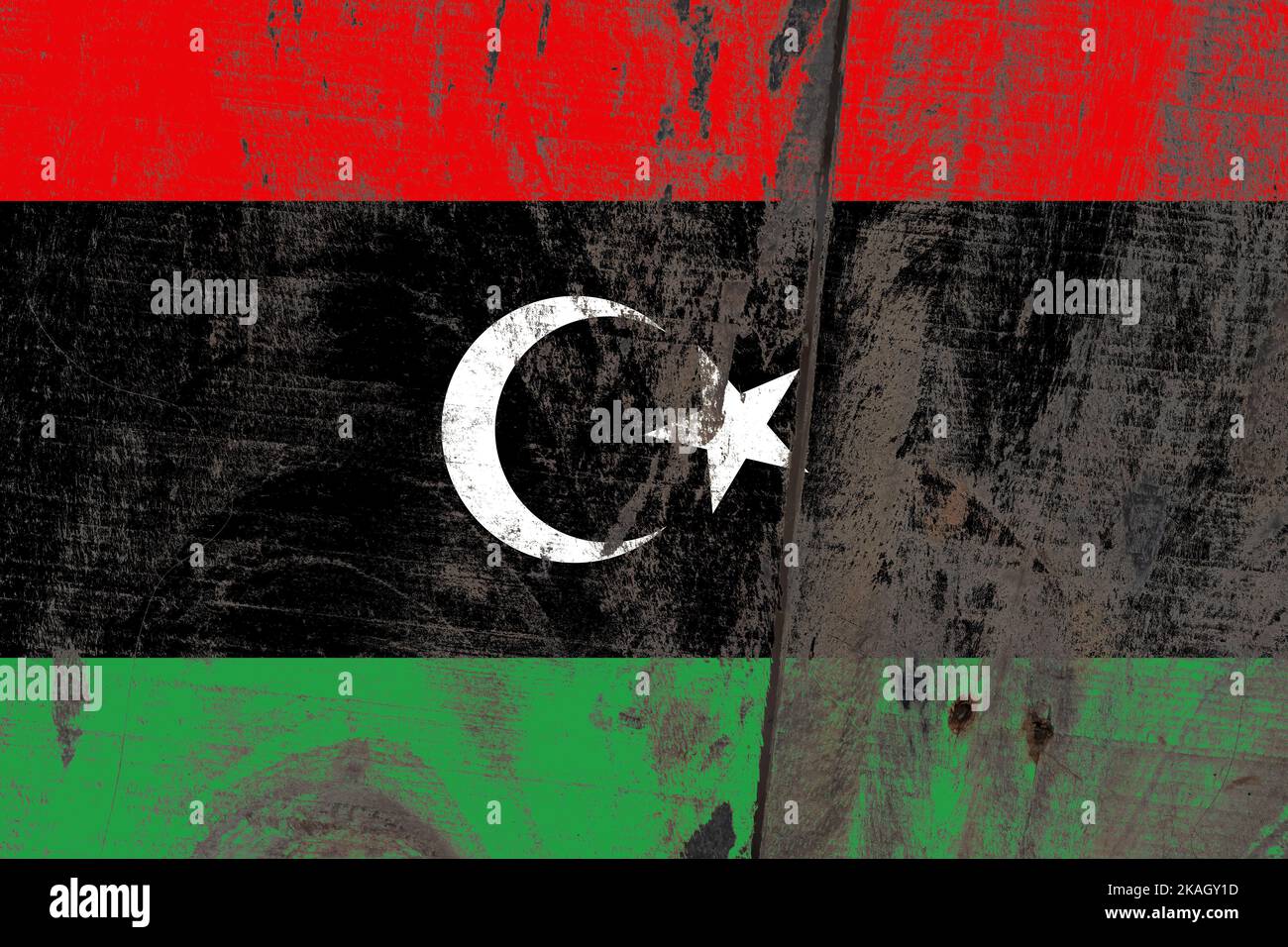 Old libya flag hi-res stock photography and images - Alamy