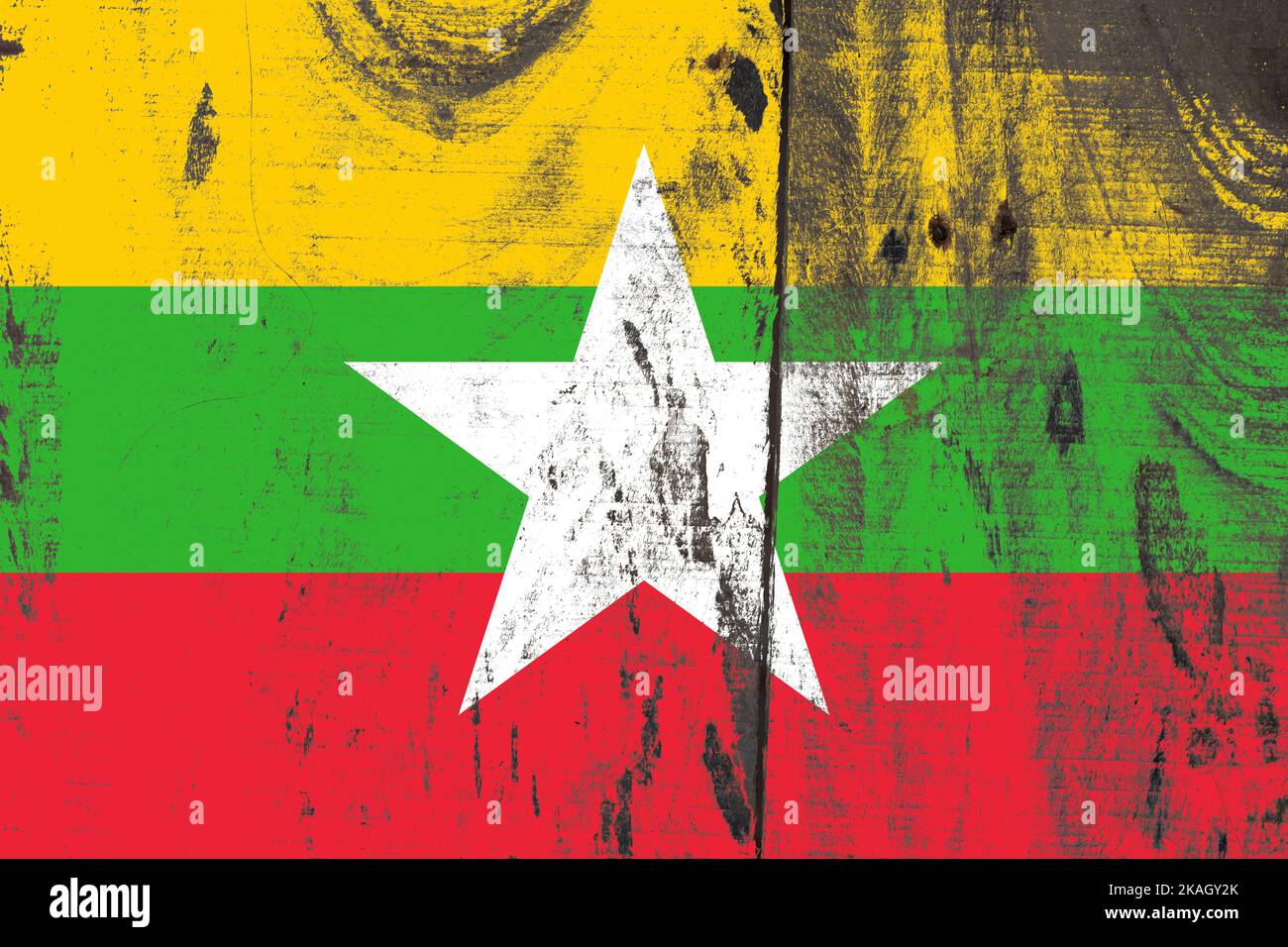 Old myanmar flag hi-res stock photography and images - Alamy