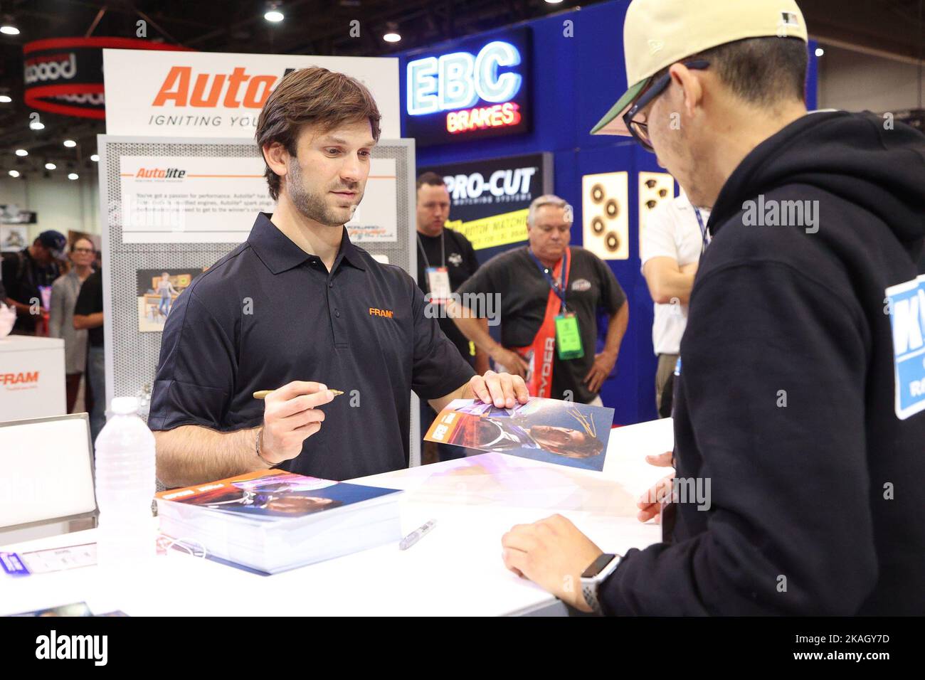 Las Vegas, NV, USA. 2nd Nov, 2022. Daniel Suarez at a public appearance for SEMA Show 2022 - WED ...