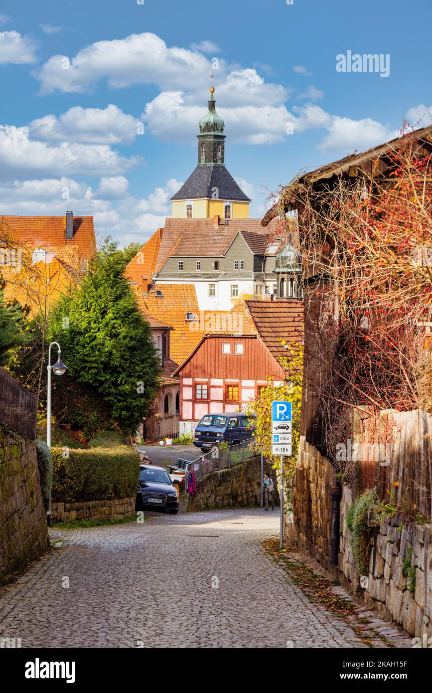 Impressionen Bilder aus Hohnstein in Sachsen Elbsandsteingebirge Stock ...
