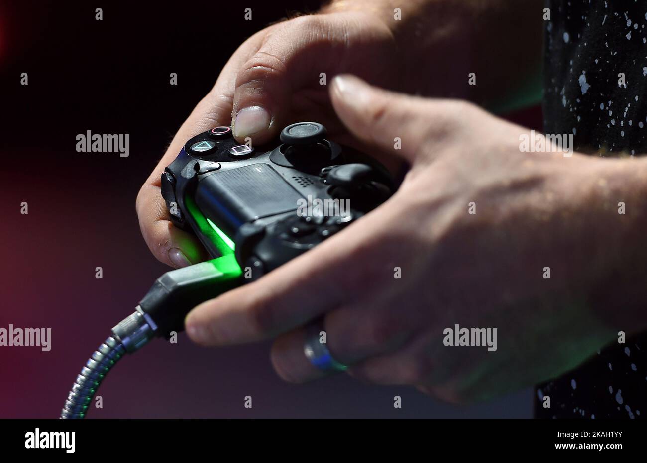 Playing playstation night hi-res stock photography and images - Alamy