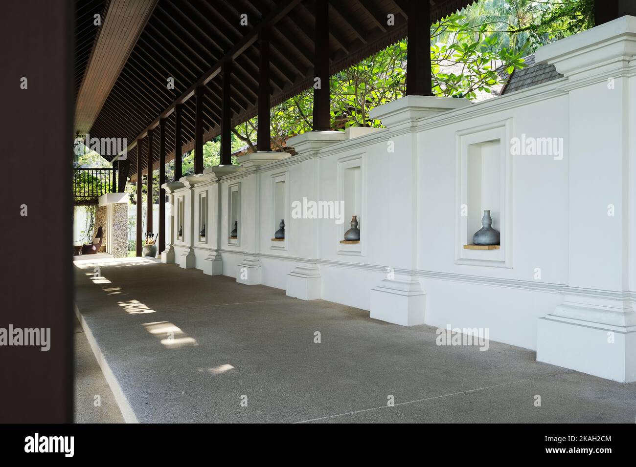 Beautiful corridor at Pangkor Laut resort, Malaysia Stock Photo - Alamy