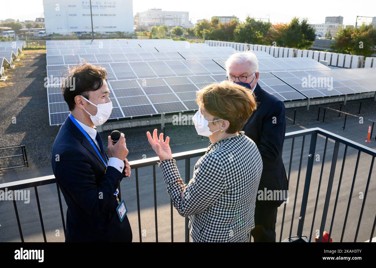 Kyoto, Japan. 03rd Nov, 2022. German President Frank-Walter Steinmeier ...