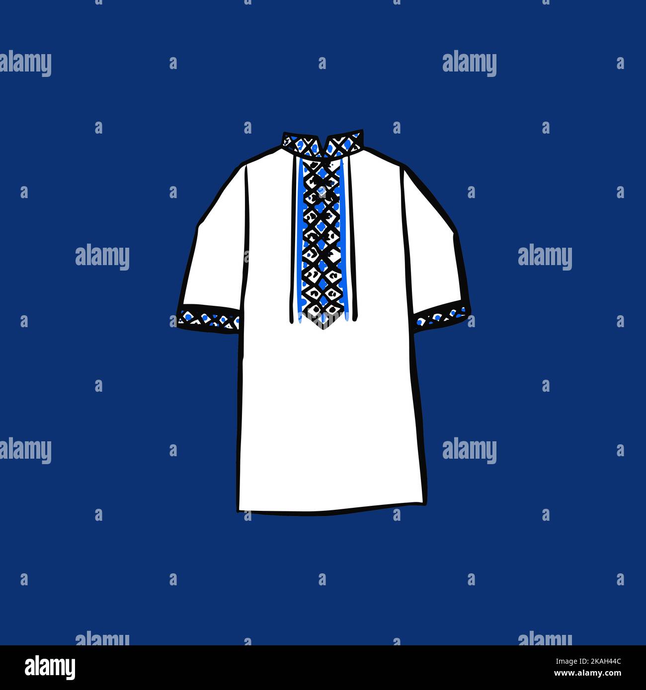 Man in shirt folk Stock Vector Images - Alamy