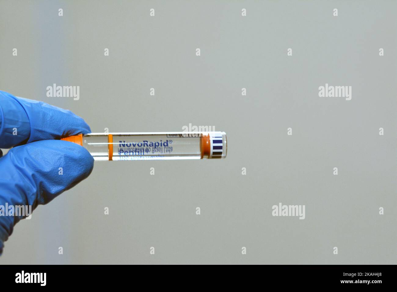 Cairo, Egypt, October 4 2022: NovoRapid 100 units ml solution for ...
