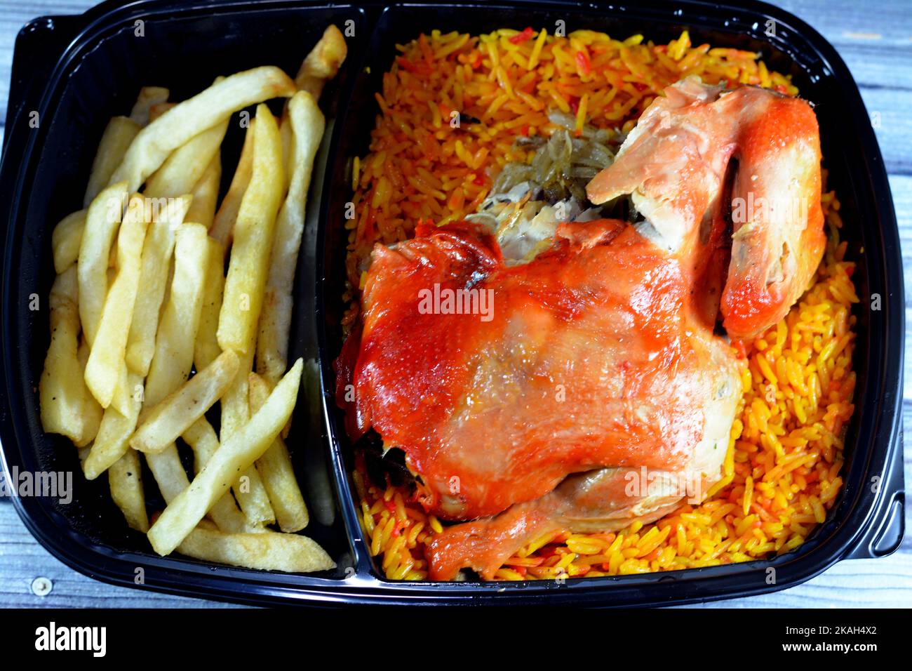 Chicken mandi traditional arab food hi-res stock photography and images ...