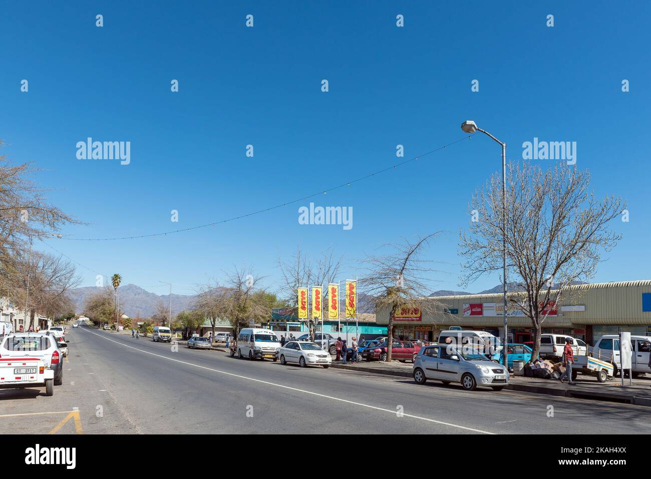 PRINCE ALFRED HAMLET, SOUTH AFRICA - SEP 9, 2022: A street scene, with ...