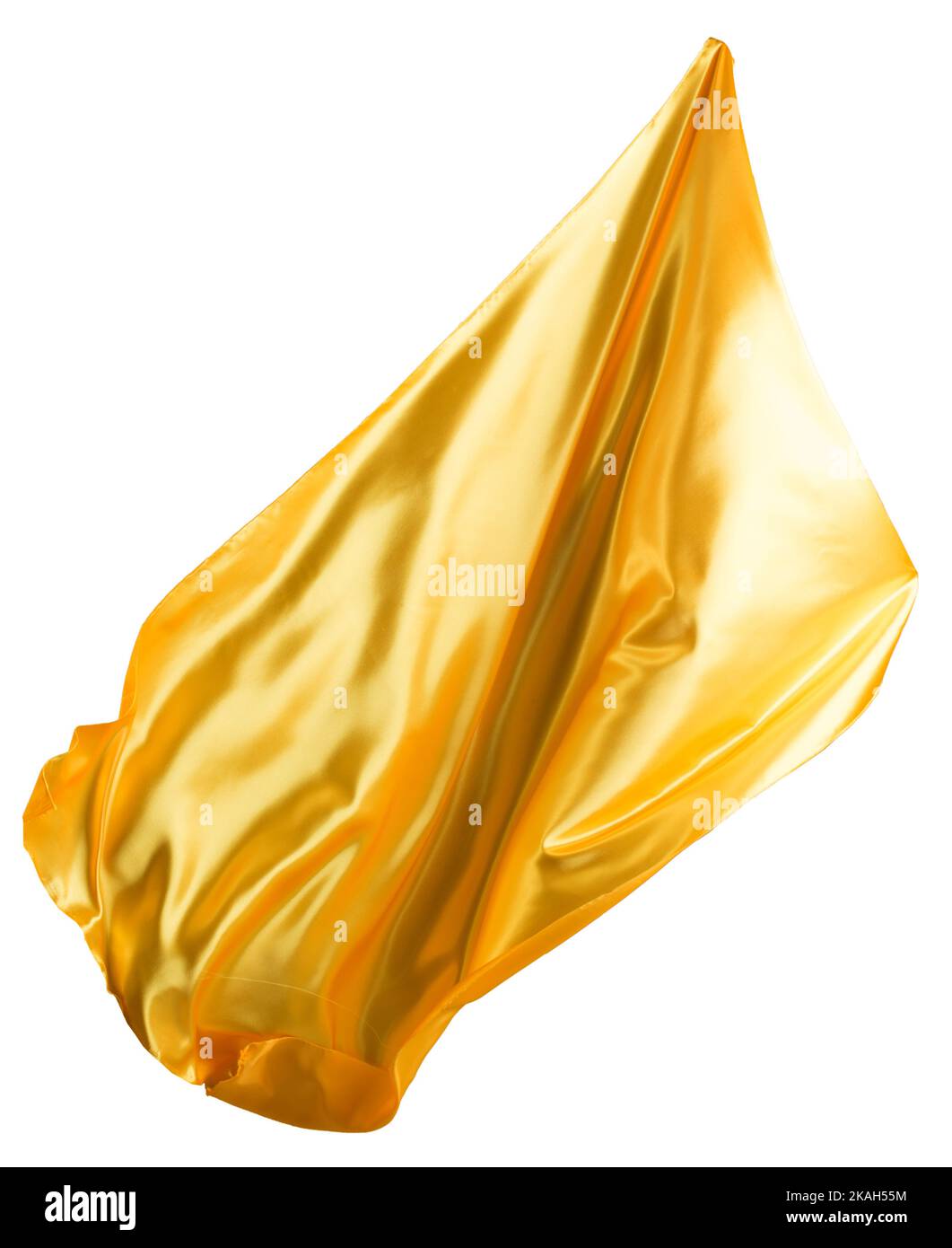 Yellow cloth flutters Stock Photo - Alamy