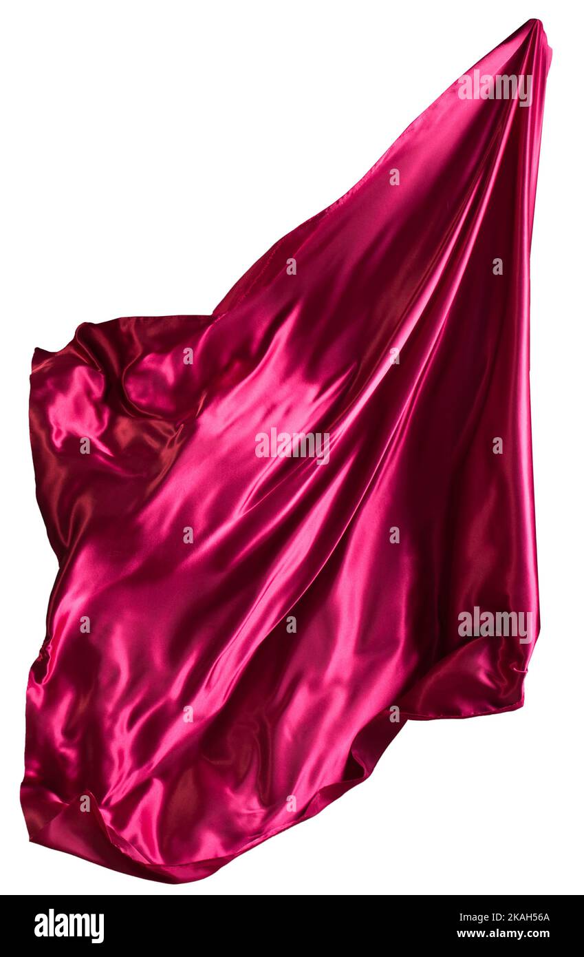 Red cloth flutters Stock Photo - Alamy