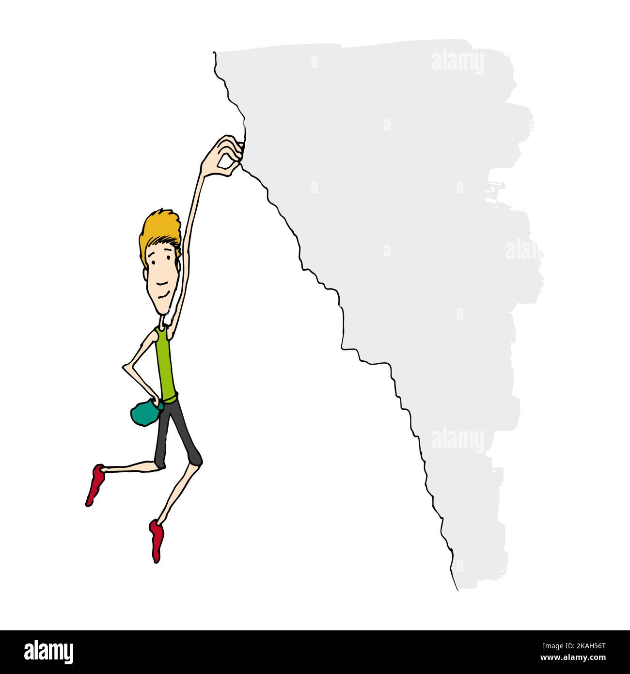 A rock face Cut Out Stock Images & Pictures - Alamy