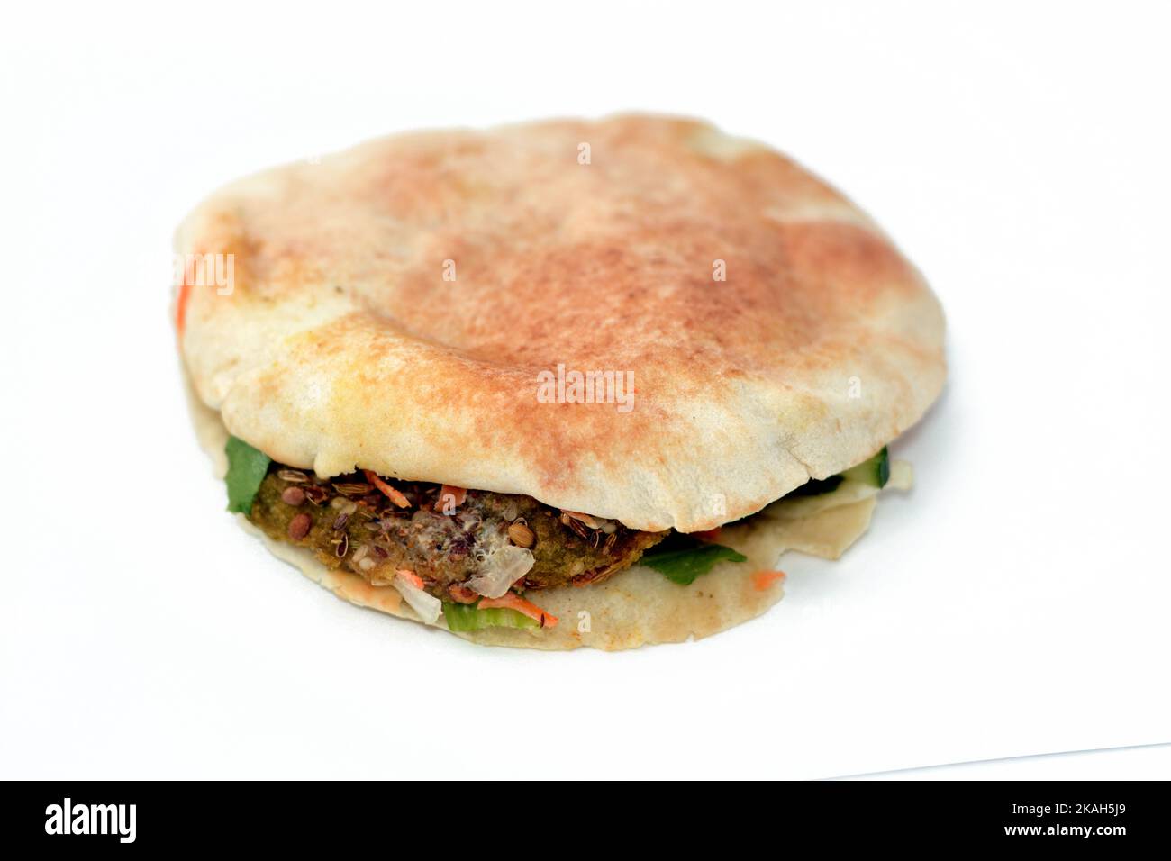 Stuffed Falafel sandwich, a very popular and traditional Egyptian food ...