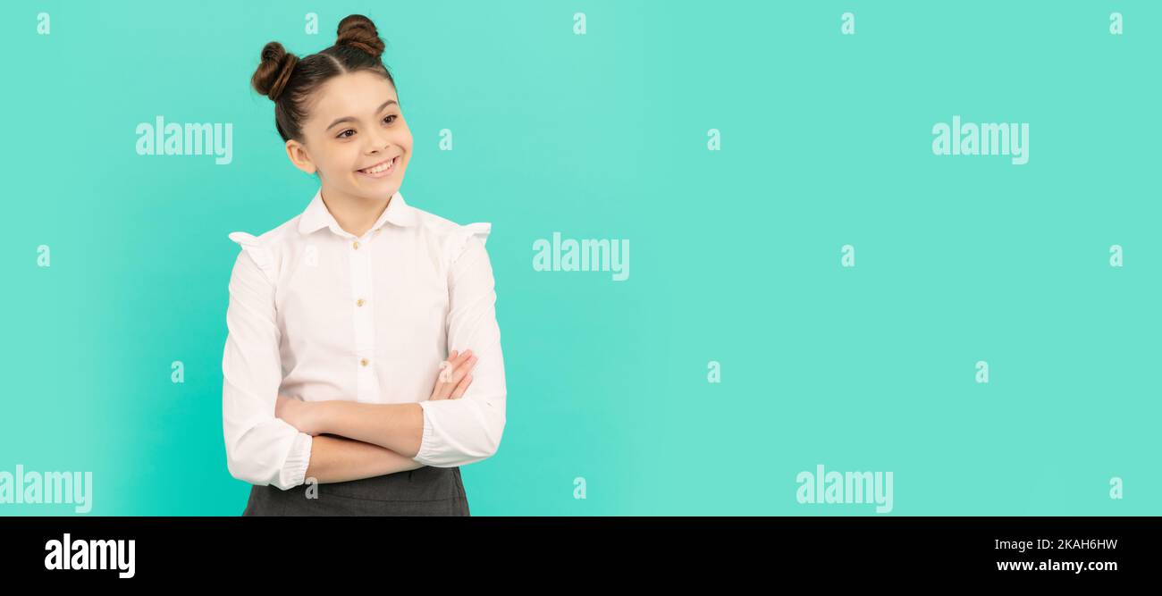 Be confident its your right. Confident girl child blue background ...
