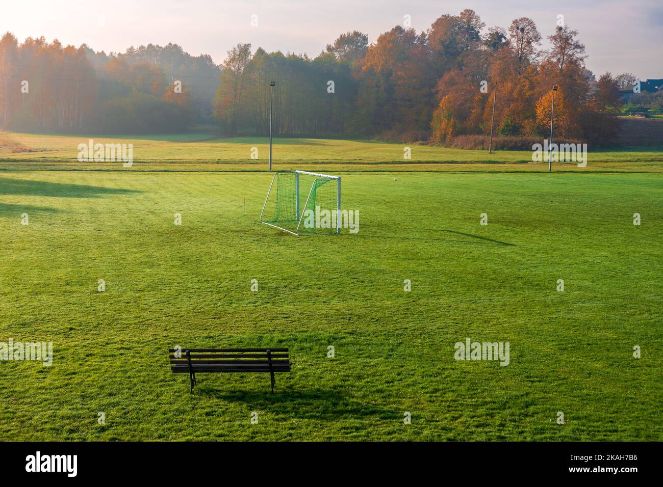 Football pitch background stadium hi-res stock photography and images ...