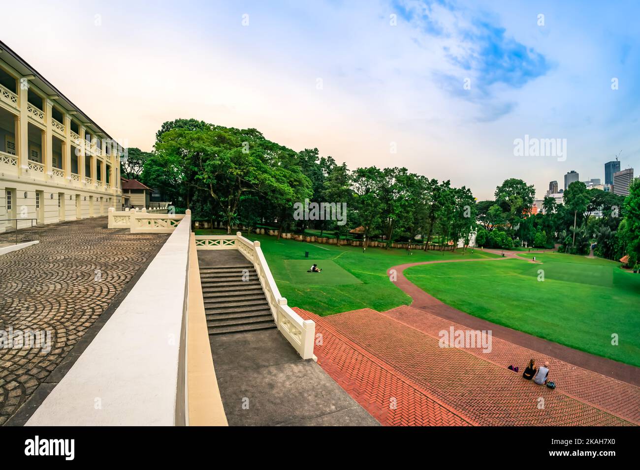 Fort Canning Centre at Fort Canning Park. This park is an iconic ...